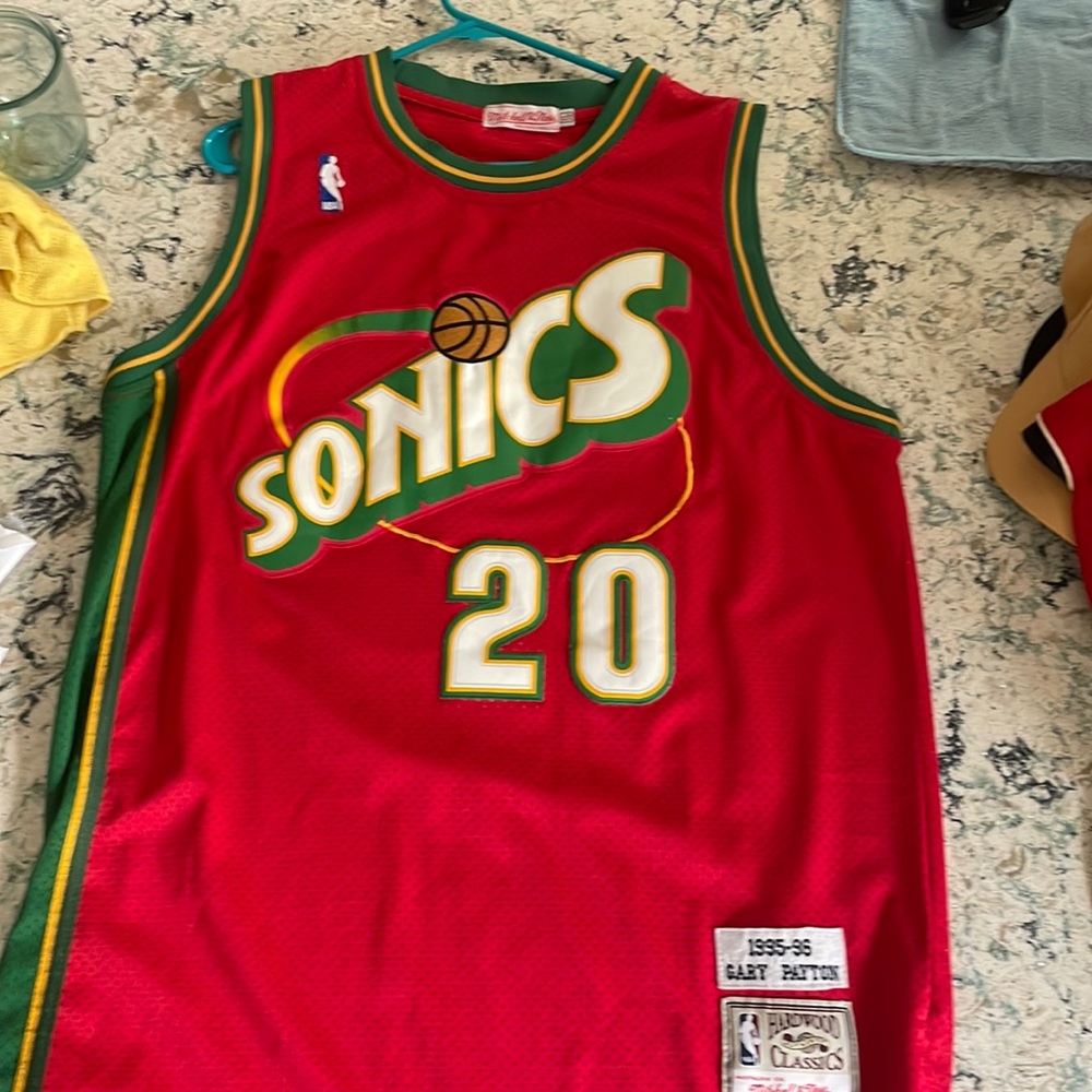 Gary Payton Seattle Supersonics Alternate Jersey - Gem